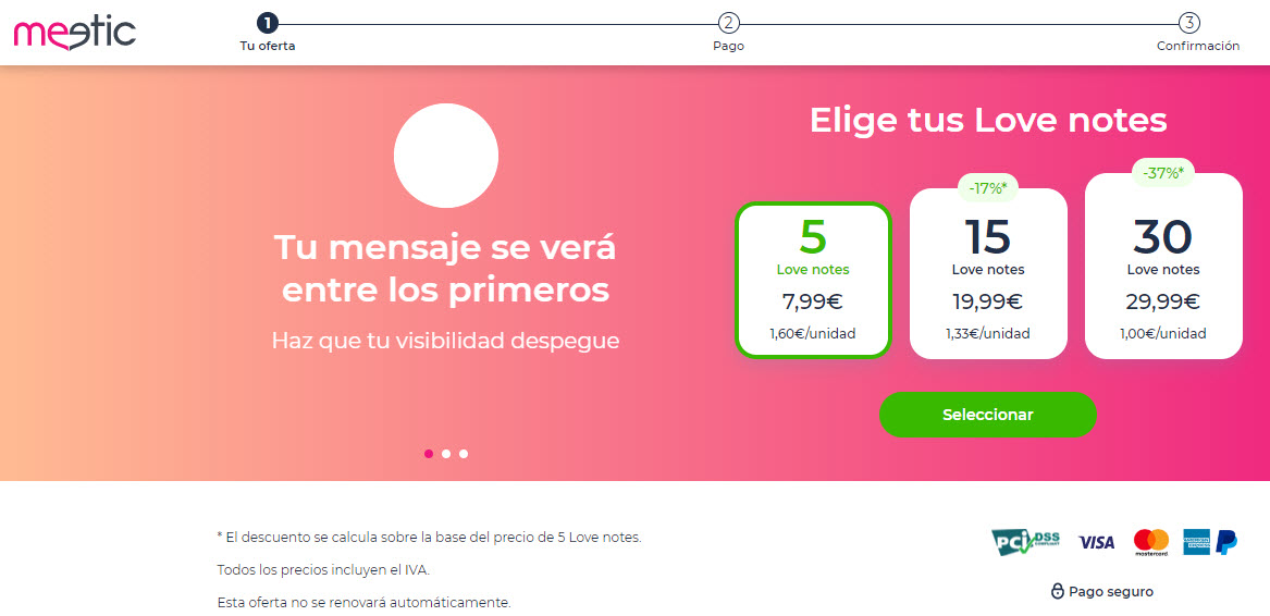 Meetic Love Notes 2025: qué es, precios y si merece la pena ️